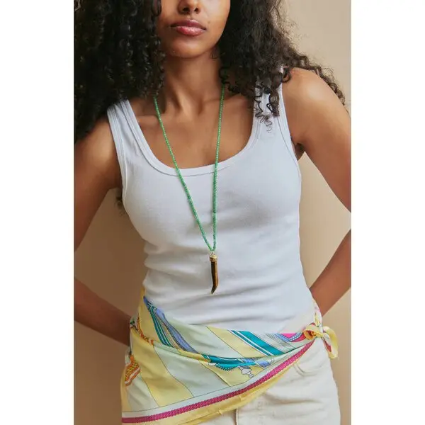 Baublebar Maeve Semiprecious Pendant Necklace - Brown Multi