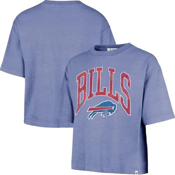 '47 47 Buffalo Bills Cropped Mindi Slub T-shirt - Royal
