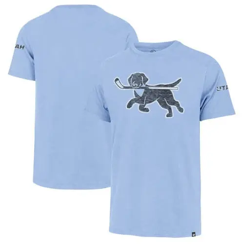 '47 Utah Mammoth Dog Mascot T-shirt - Light Blue