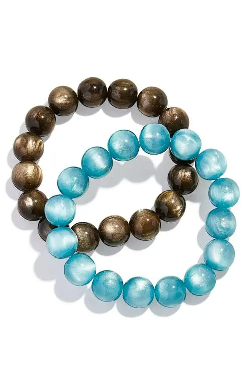 Baublebar Jane Set Of 2 Beaded Bracelets - Blue Multi