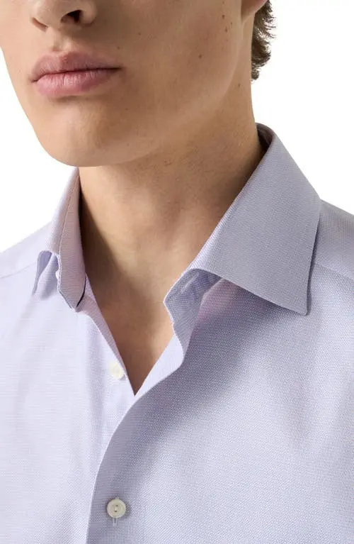 Eton Contemporary Fit Dobby Dress Shirt - Medium Pink