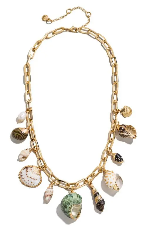 Baublebar All At Sea Charm Necklace - Gold Multi