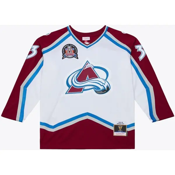 Mitchell & Ness Patrick Roy Colorado Avalanche 1995 Power Play Jersey - White