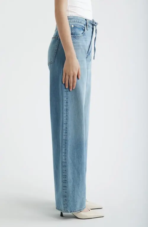 FRAME The Off Duty Drawstring Bow Jeans