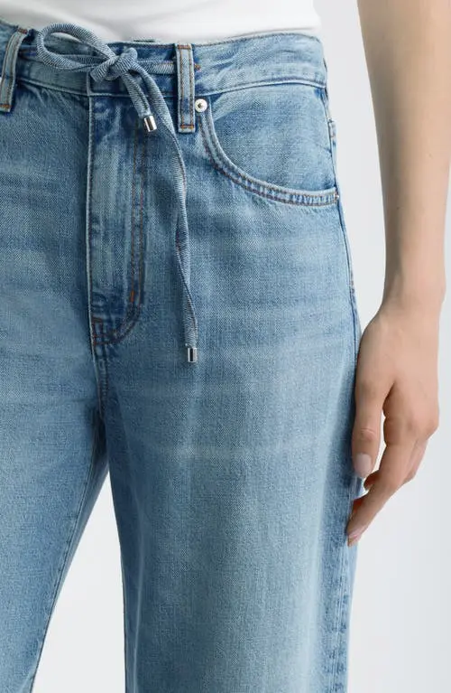 FRAME The Off Duty Drawstring Bow Jeans