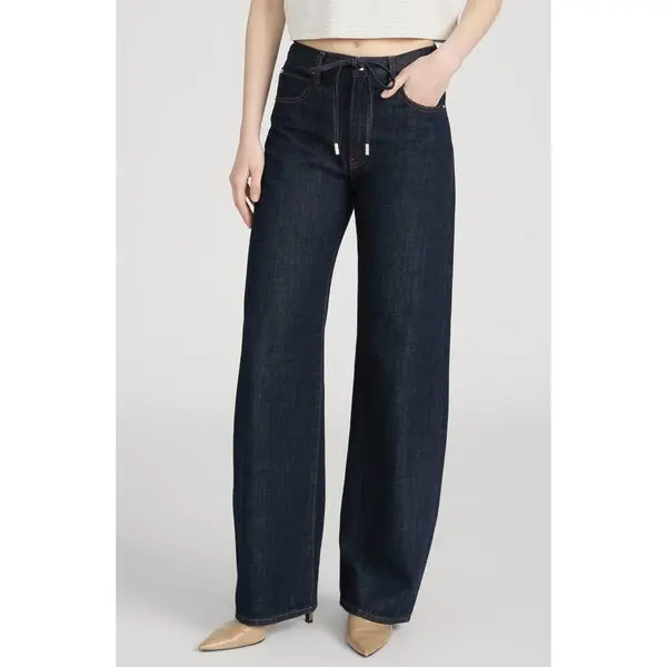 FRAME Drawstring Bow Jeans - Rinse