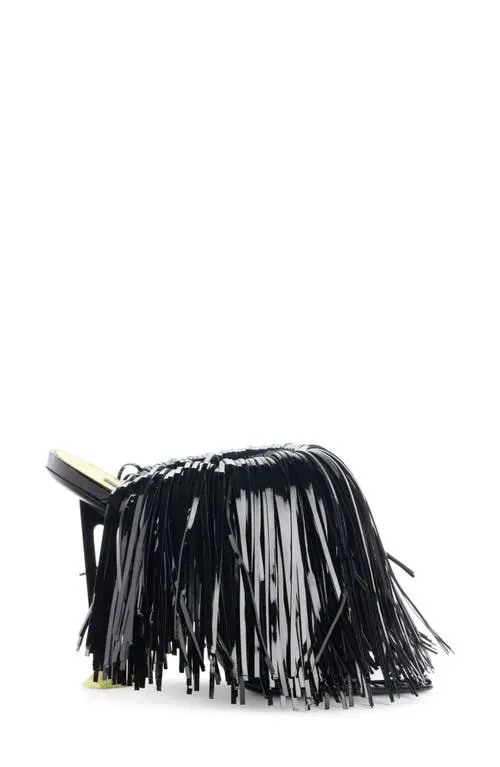 Givenchy Boudoir Fringe High Heel Slide Sandals