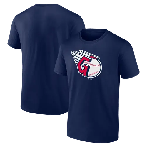 LOGO ATHLETIC Cleveland Guardians Official Logo T-shirt - Navy