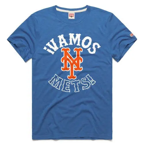 HOMAGE New York Mets Vamos Tri-blend T-shirt - Royal