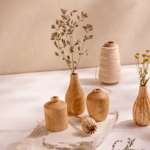 BE HOME Kiln Mini Vasesset Of 3