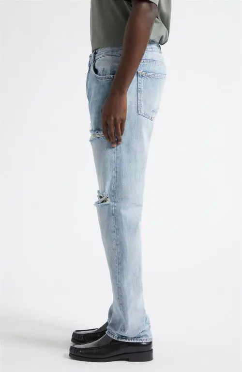 Acne Studios 1996m Regular Fit Ripped Straight Leg Jeans