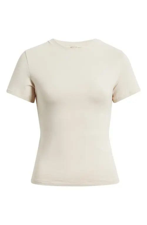 SKIMS Stretch Cotton Jersey T-shirt - Stone