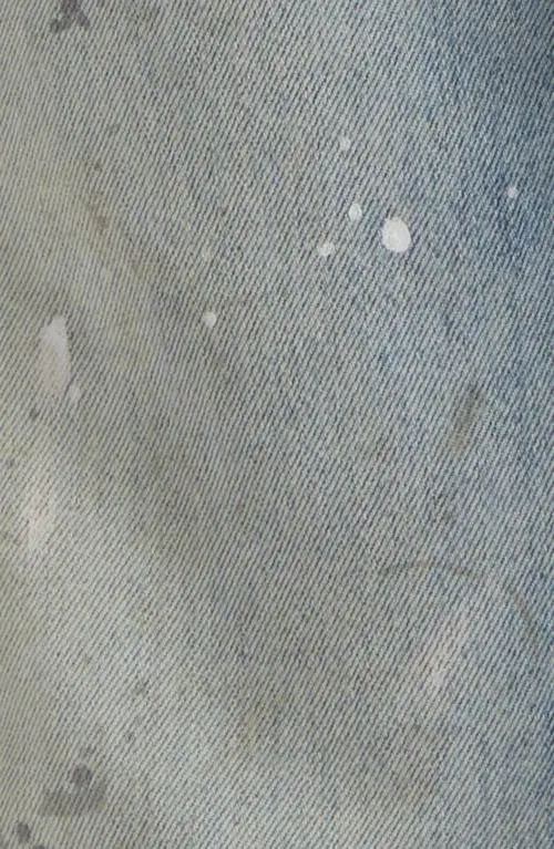 Acne Studios Trafalgar Paint Splatter Wide Leg Jeans
