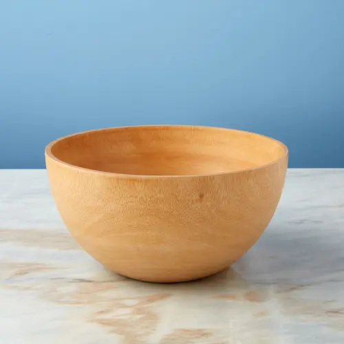 BE HOME Kiln Wood Salad Bowl