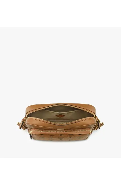 Mcm Aren Crossbody In Visetos Monogram Canvas