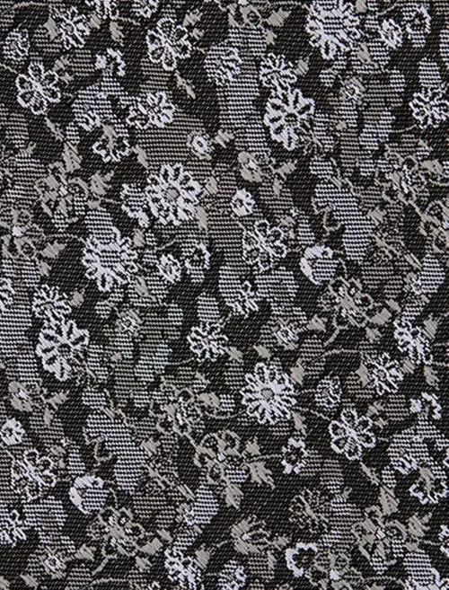 SYNRGY BY DXL Mini Camo Floral Print Neck Tie - Black