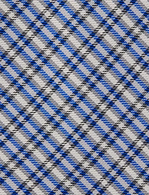 SYNRGY BY DXL Big & Tall Double Grid Tie - Blue