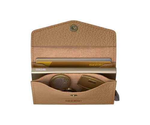 SECRID Envelope Wallet Pebble - Cappuccino