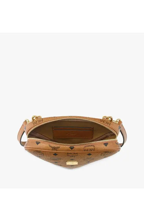 Mcm Visetos Monogram Tambourine Pouch