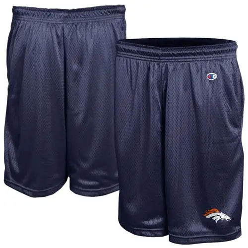 Champion Denver Broncos Classic Mesh Shorts - Navy