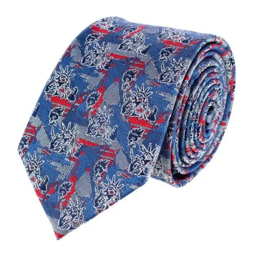Trafalgar Freedom's Torch Silk Neck Tie - Multiple
