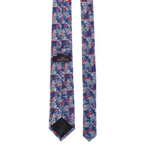 Trafalgar Freedom's Torch Silk Neck Tie - Multiple