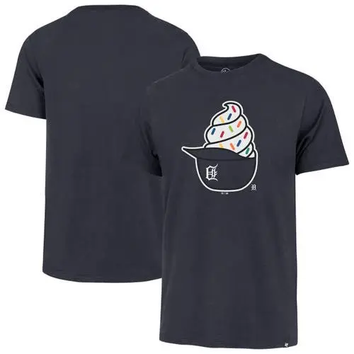'47 Detroit Tigers Ice Cream Helmet Franklin T-shirt - Navy