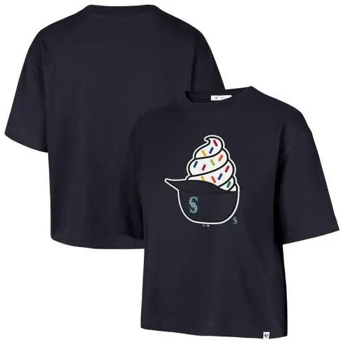 '47 Seattle Mariners Ice Cream Helmet T-shirt - Navy