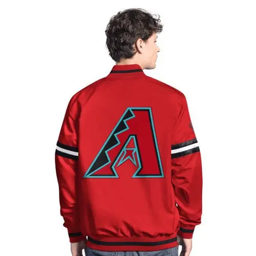 STARTER Arizona Diamondbacks Scout Full-snap Varsity Jacket