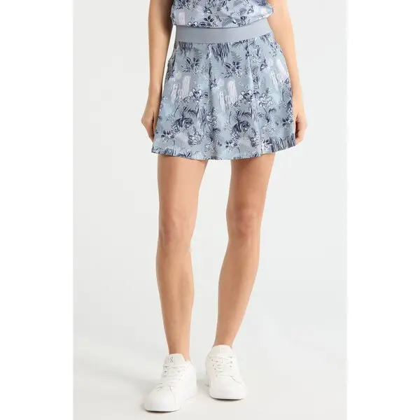 Greyson Night Lurk Phoenix Performance Print Skort - Bluestone