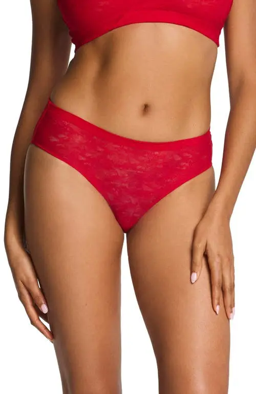 Spanx Supersmooth® Lace Bikini - Spanx Red