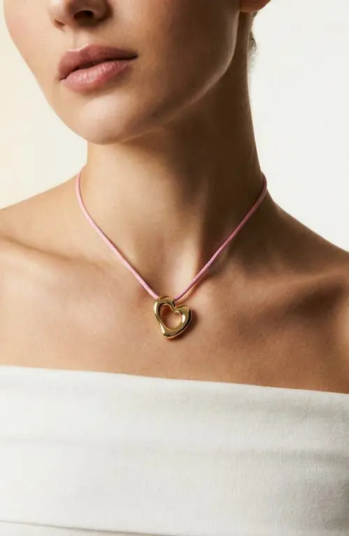 Argento Vivo Open Heart Pendant Necklace