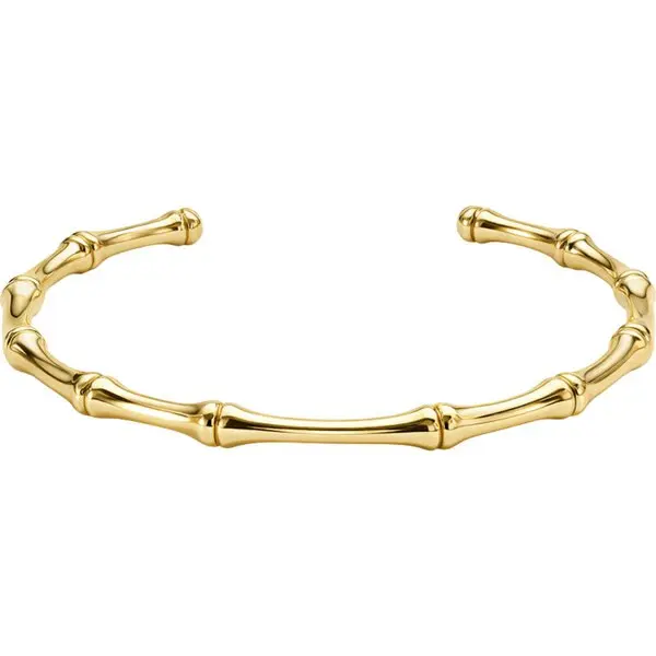 Argento Vivo 18k -plated Bamboo Cuff Bracelet - Gold