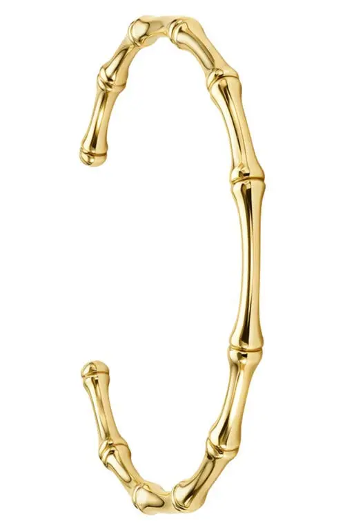 Argento Vivo 18k -plated Bamboo Cuff Bracelet