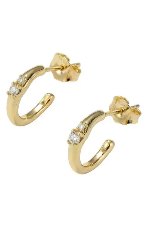 Argento Vivo Cubic Zirconia Hoop Earrings