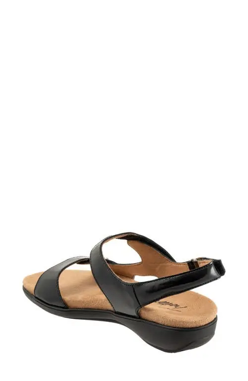 Trotters Romi Sandal - Black 2