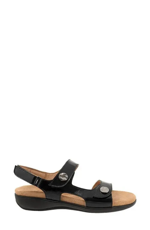 Trotters Romi Sandal - Black 2