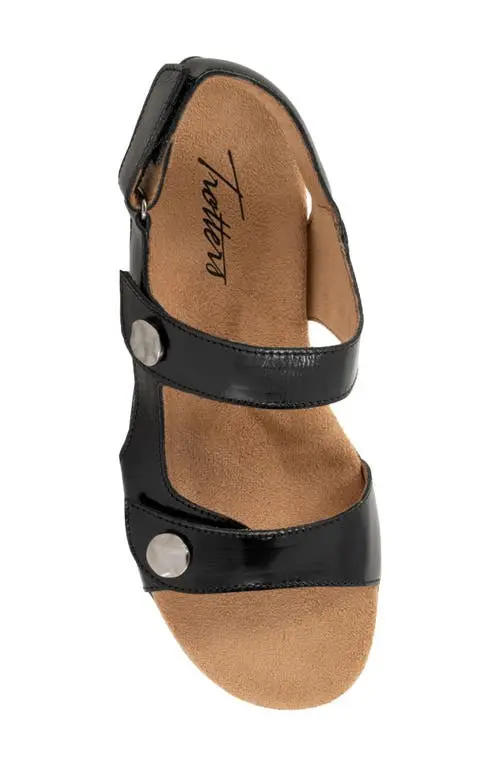 Trotters Romi Sandal - Black 2