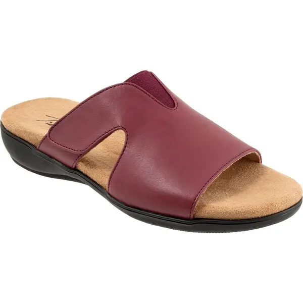 Trotters Roxine 2.0 Slide Sandal - Cherry
