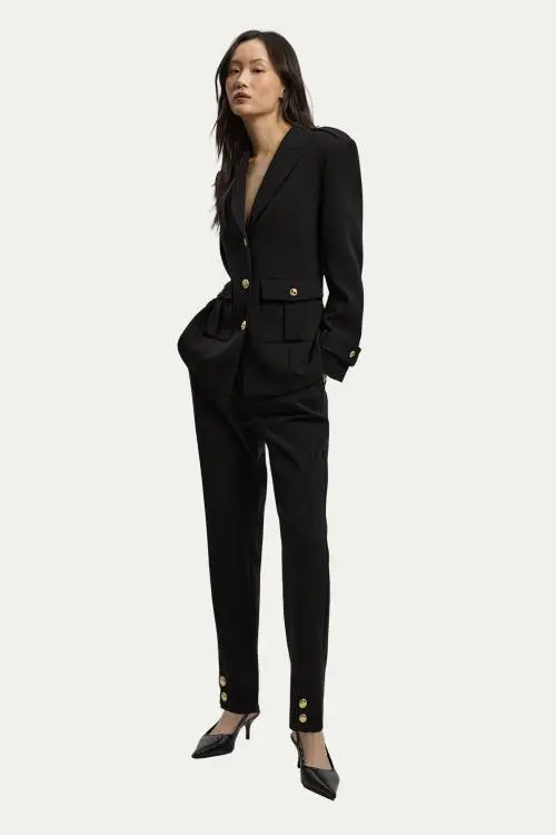 Karen Millen Military Straight Leg Trousers