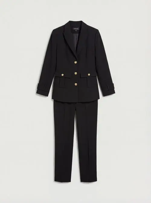Karen Millen Petite Military Single Breasted Blazer