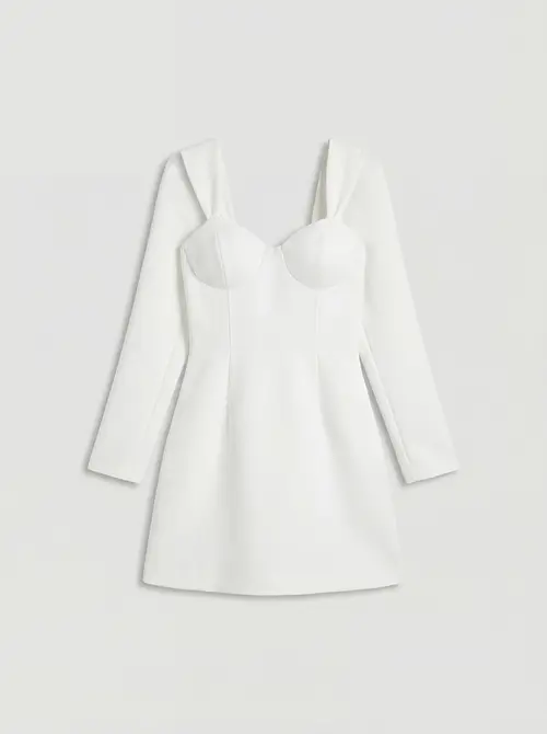 Coast Fit And Flare Mini Wedding Dress