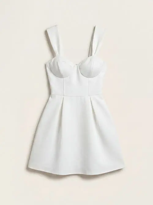 Coast Fit And Flare Mini Wedding Dress