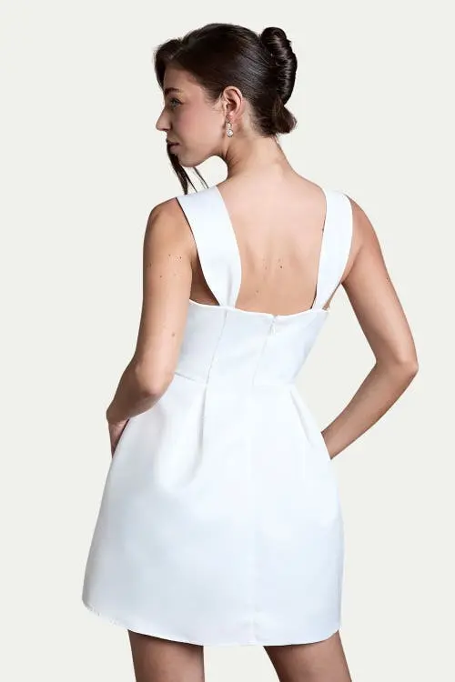 Coast Fit And Flare Mini Wedding Dress