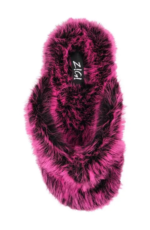 ZIGI Whimzy Faux Fur Slipper With Platform