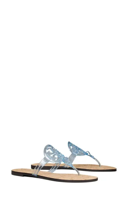 Tory Burch Miller Jelly Thong Sandal - Pale Blue