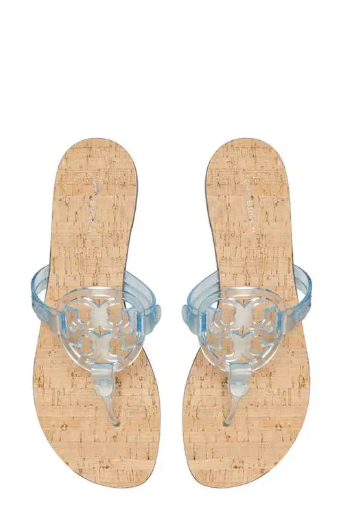 Tory Burch Miller Jelly Thong Sandal - Pale Blue