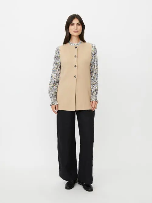 MASAI COPENHAGEN Malinbine Longline Sleeveless Cardigan