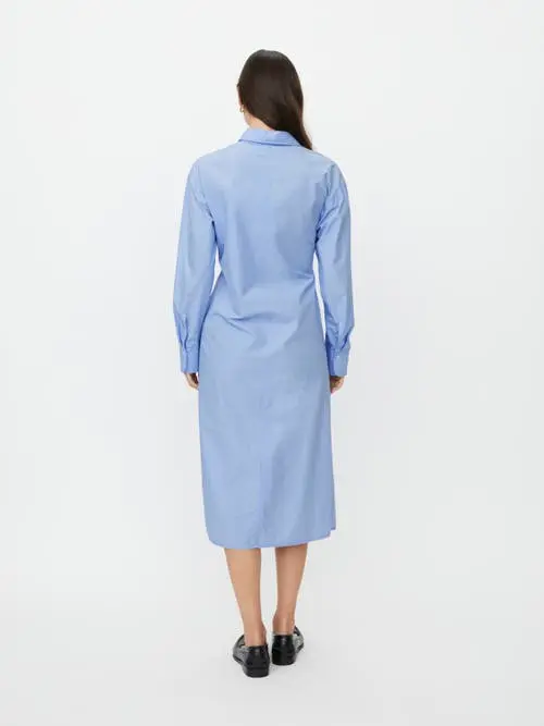 MASAI COPENHAGEN Maneylora Wrap Midi Shirt Dress