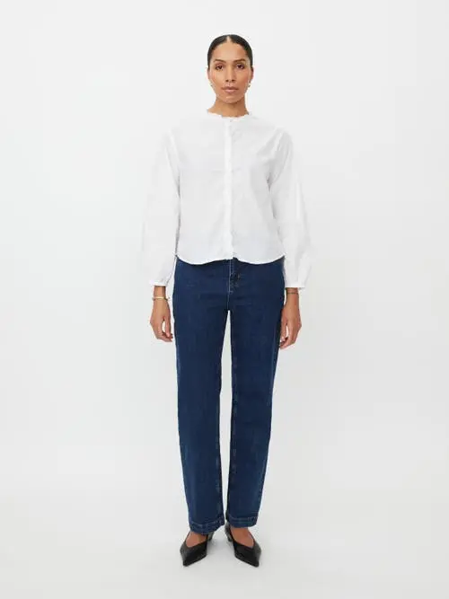 MASAI COPENHAGEN Maisendre Ruffle Neck Blouse